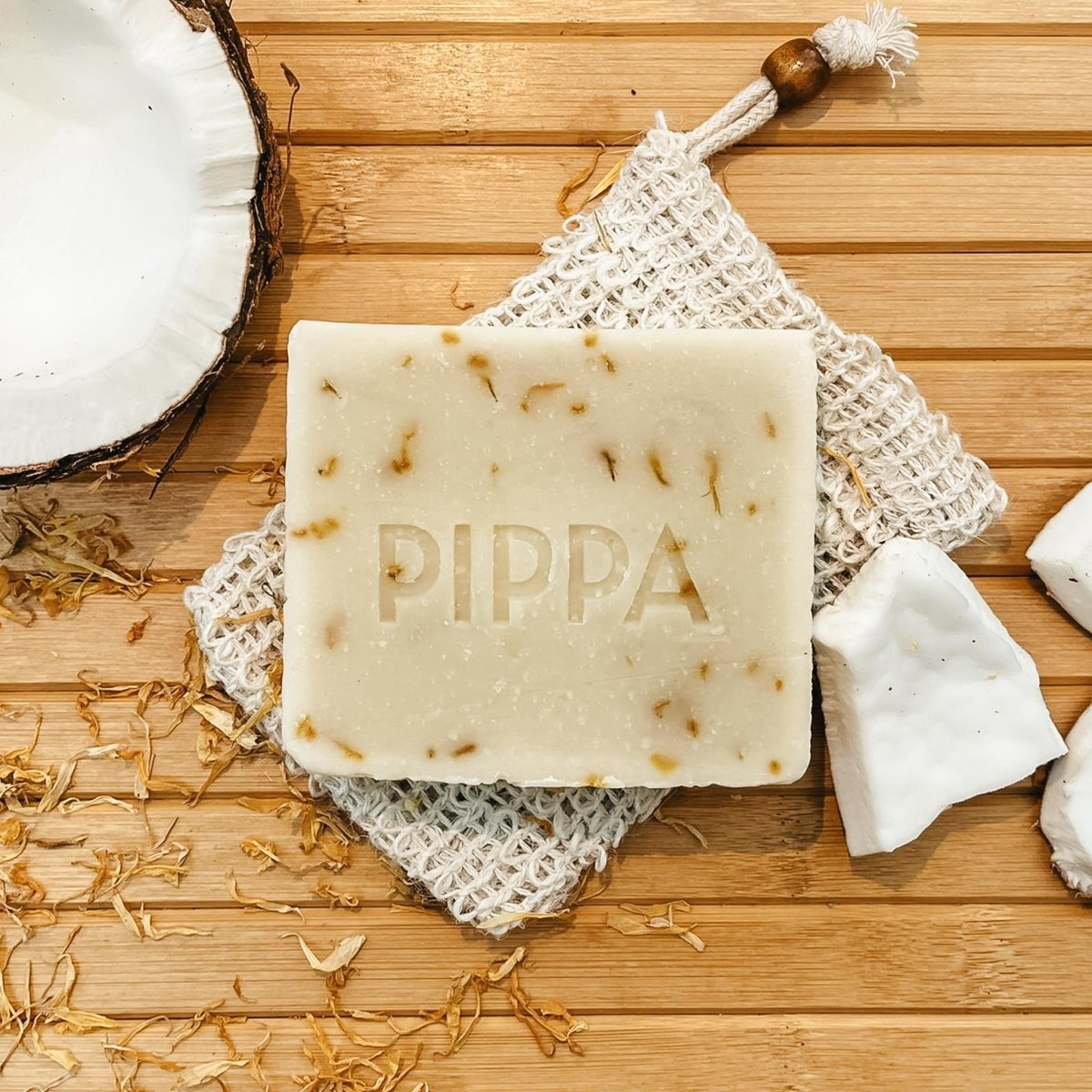 Coconut & Marigold shampoo voor paarden - PIPPA Soap